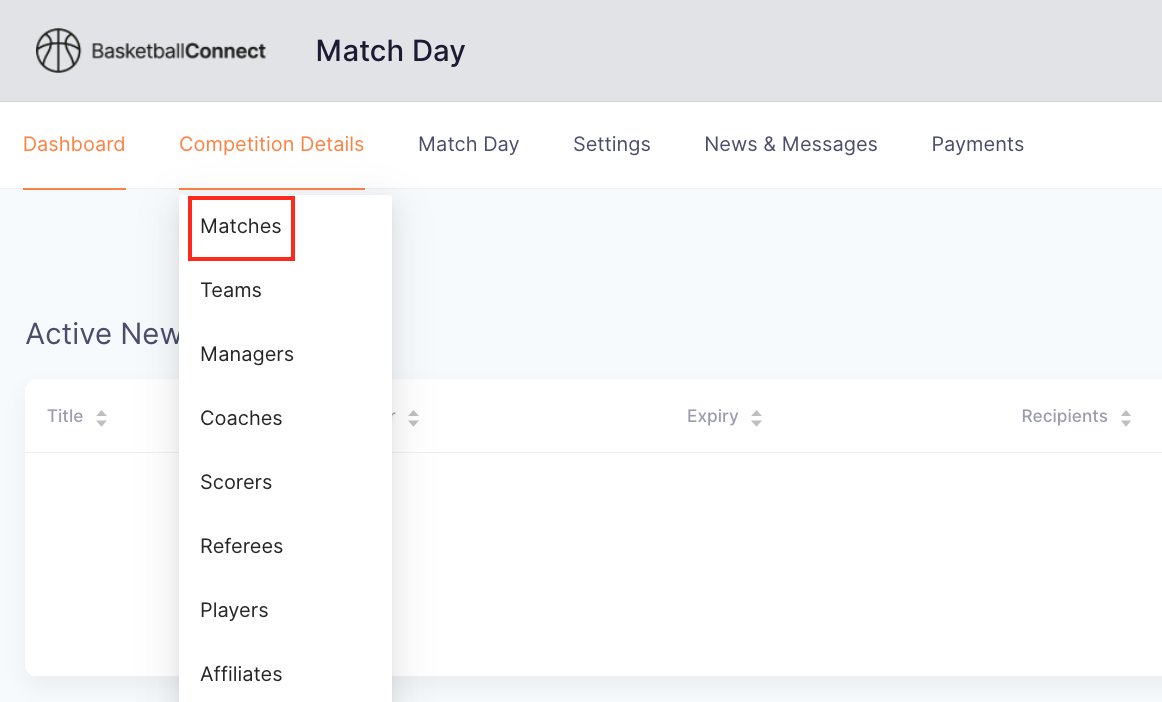 How to Set Up and Activate Finals – Basketball Queensland