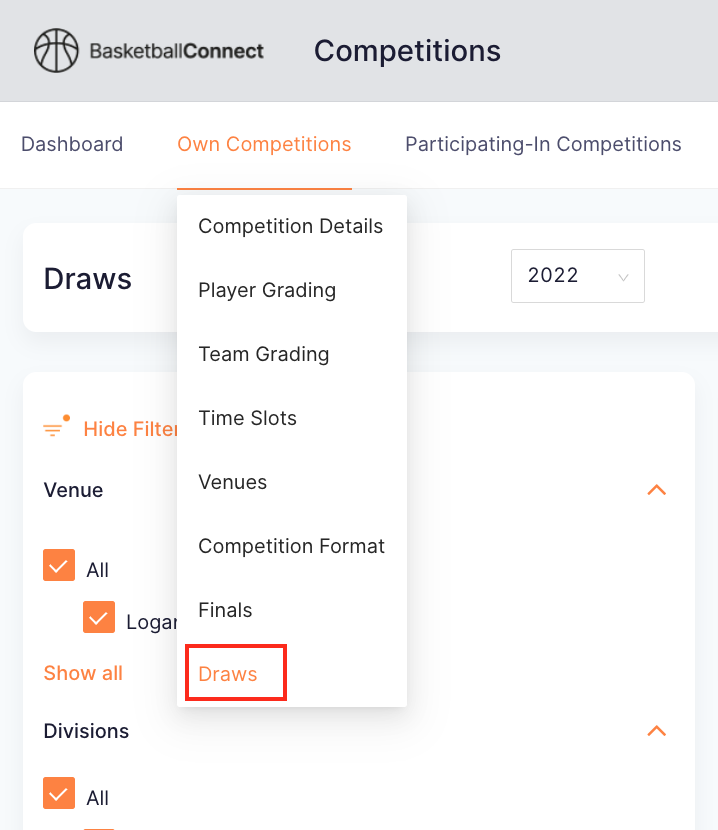 How to Set Up and Activate Finals – Basketball Queensland