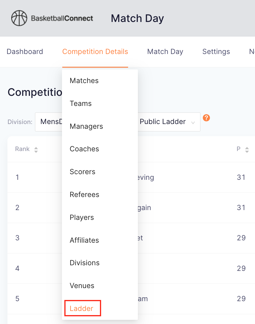How to Set Up and Activate Finals – Basketball Queensland